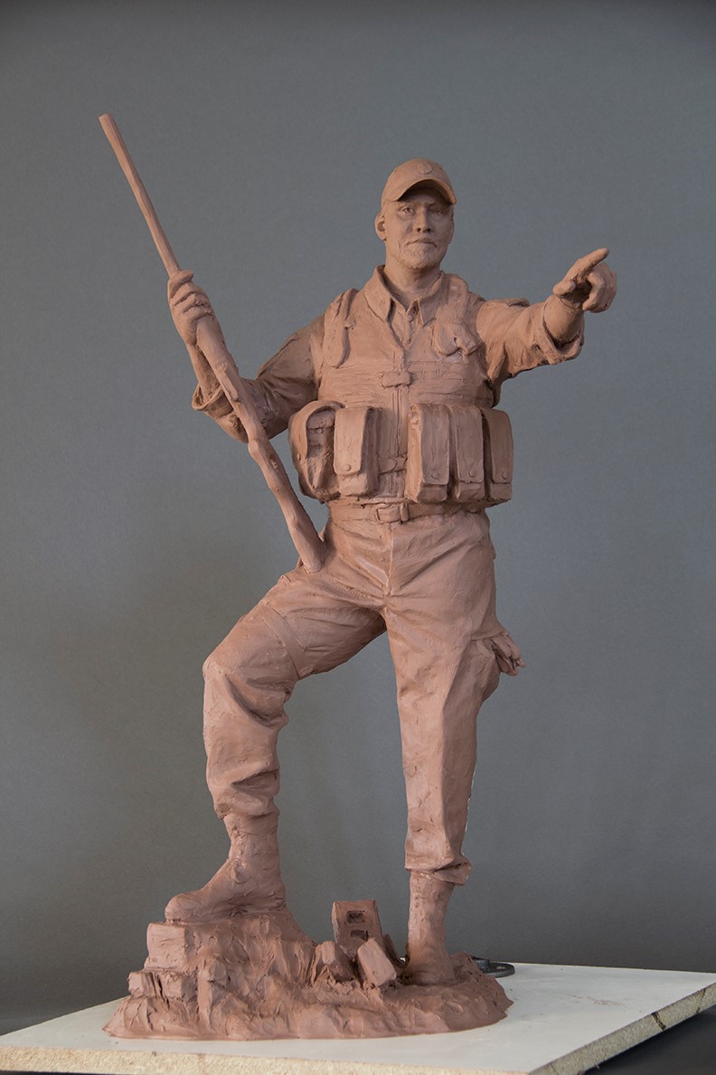 9-foot Chris Kyle bronze statue, plaza set for May unveiling in West Texas