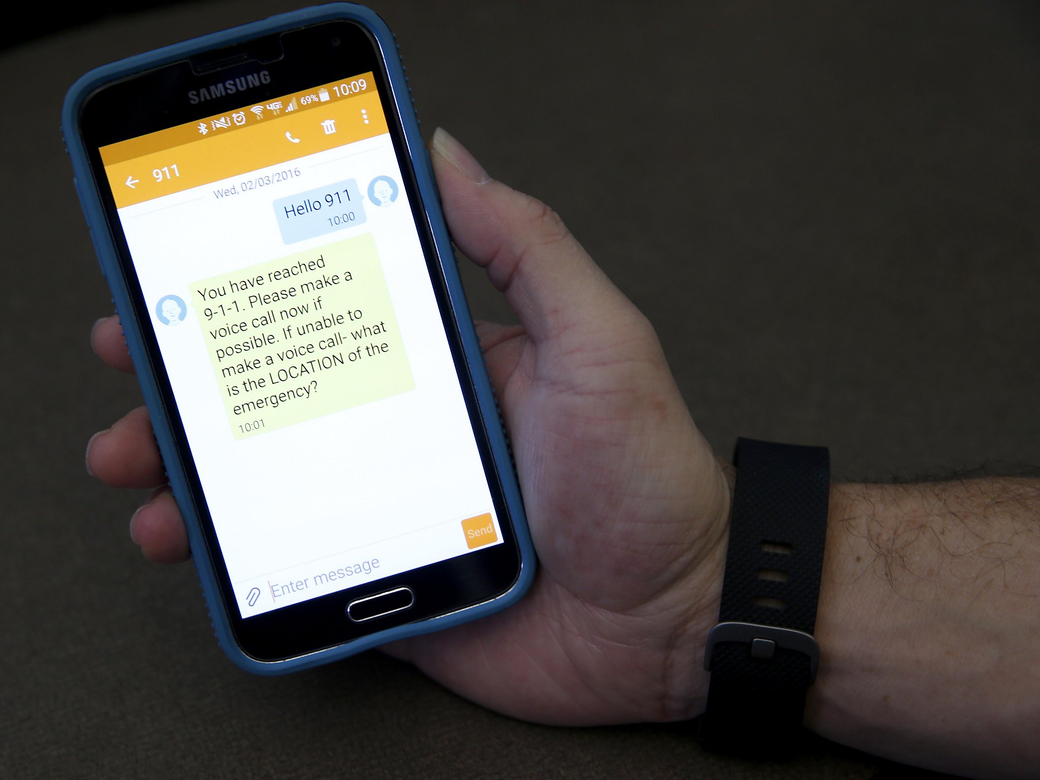 Richmond 1st Northern California city to accept 911 text messages