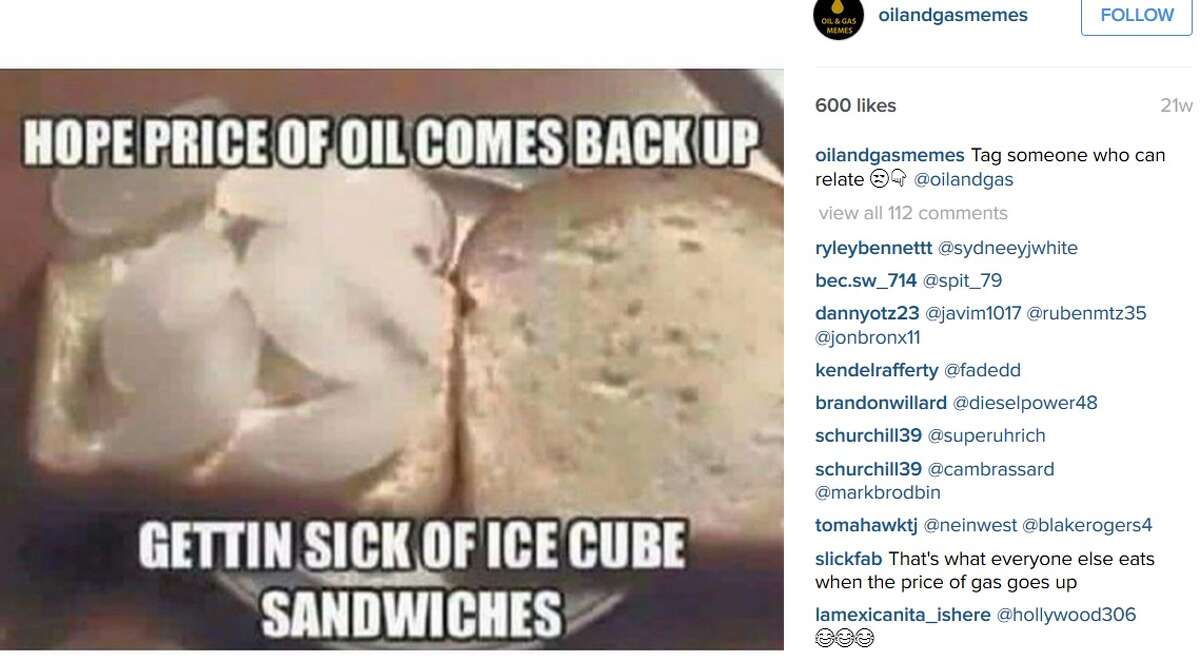 Oil crash memes bring humor to petroleum's plunge