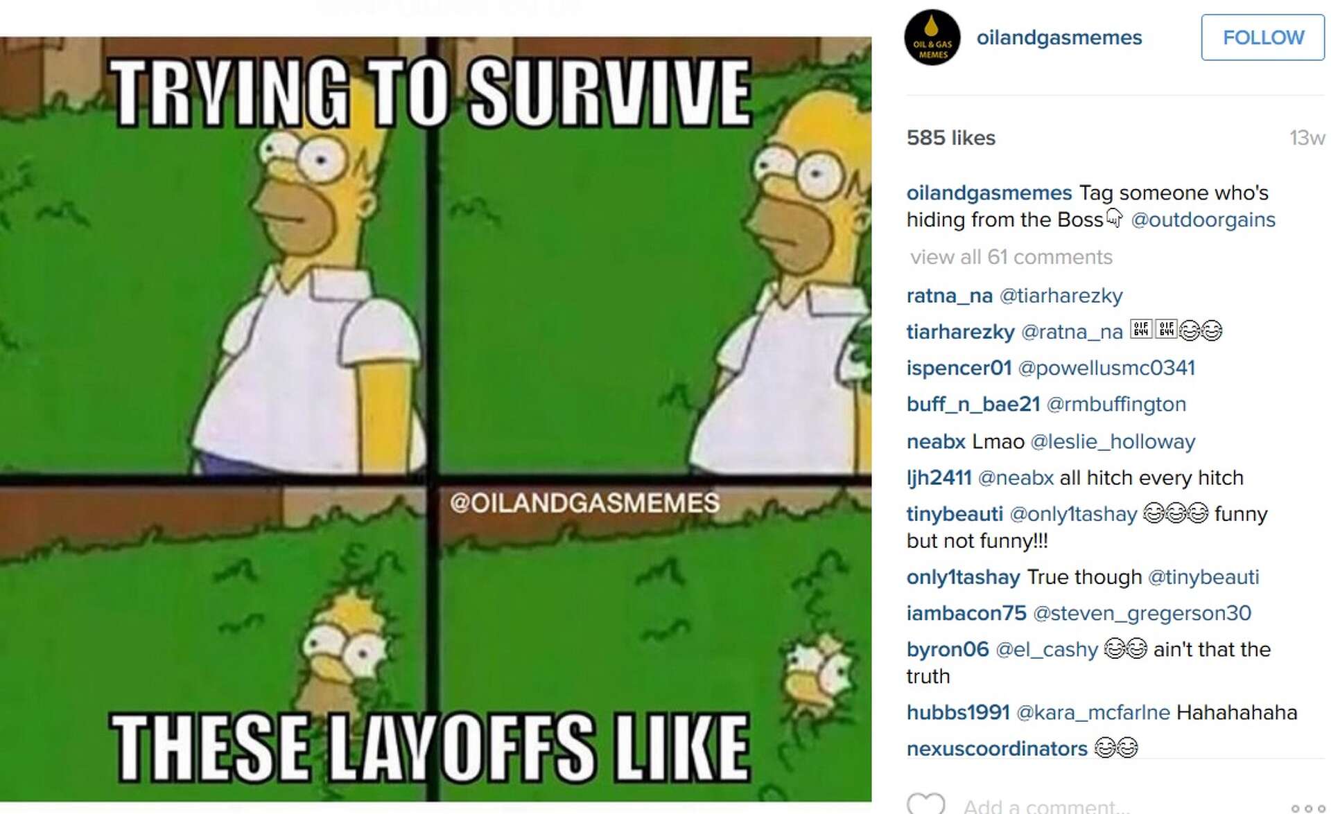 Oil crash memes bring humor to petroleum's plunge