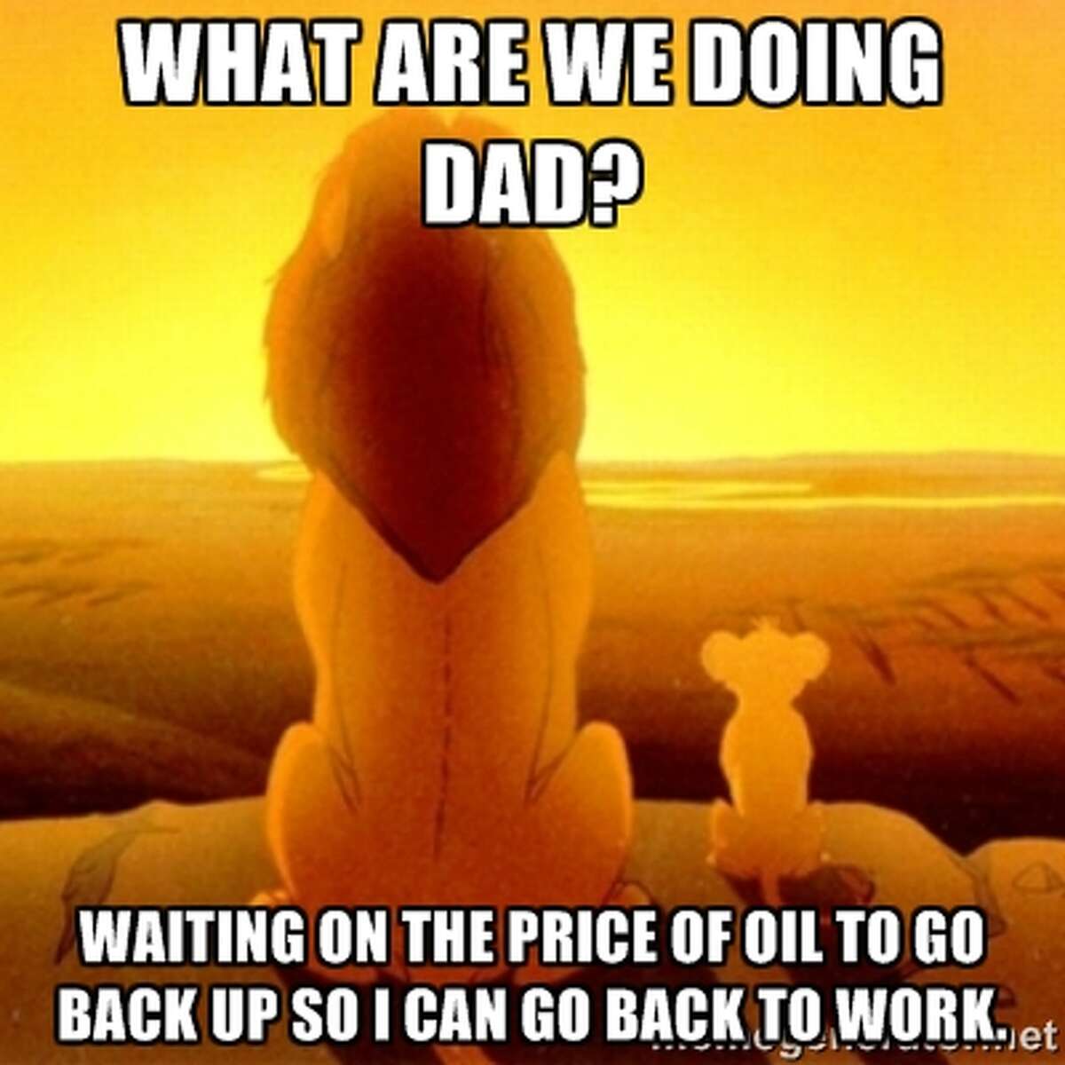 Oil crash memes bring humor to petroleum's plunge