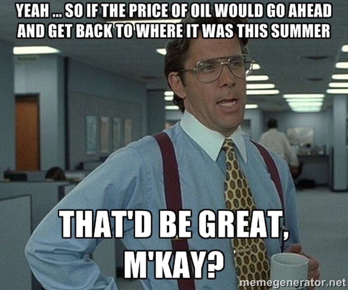 Oil crash memes bring humor to petroleum's plunge