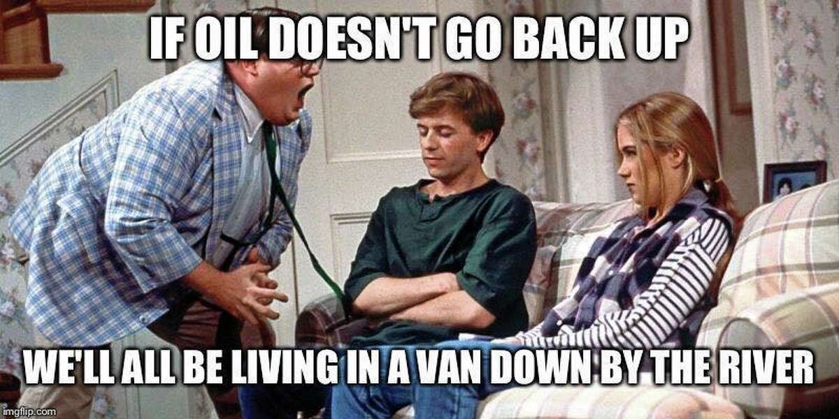 Oil crash memes bring humor to petroleum's plunge