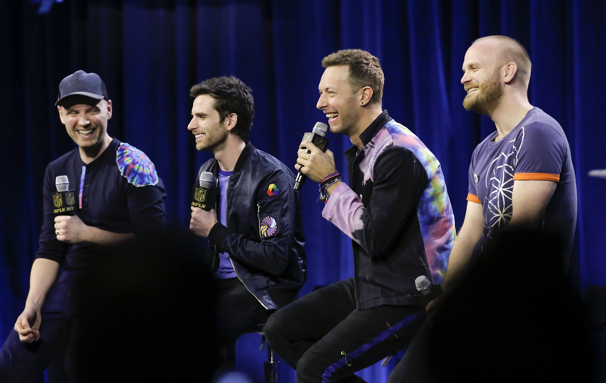 James Corden’s dad plays Coldplay song on sax during Super Bowl press ...