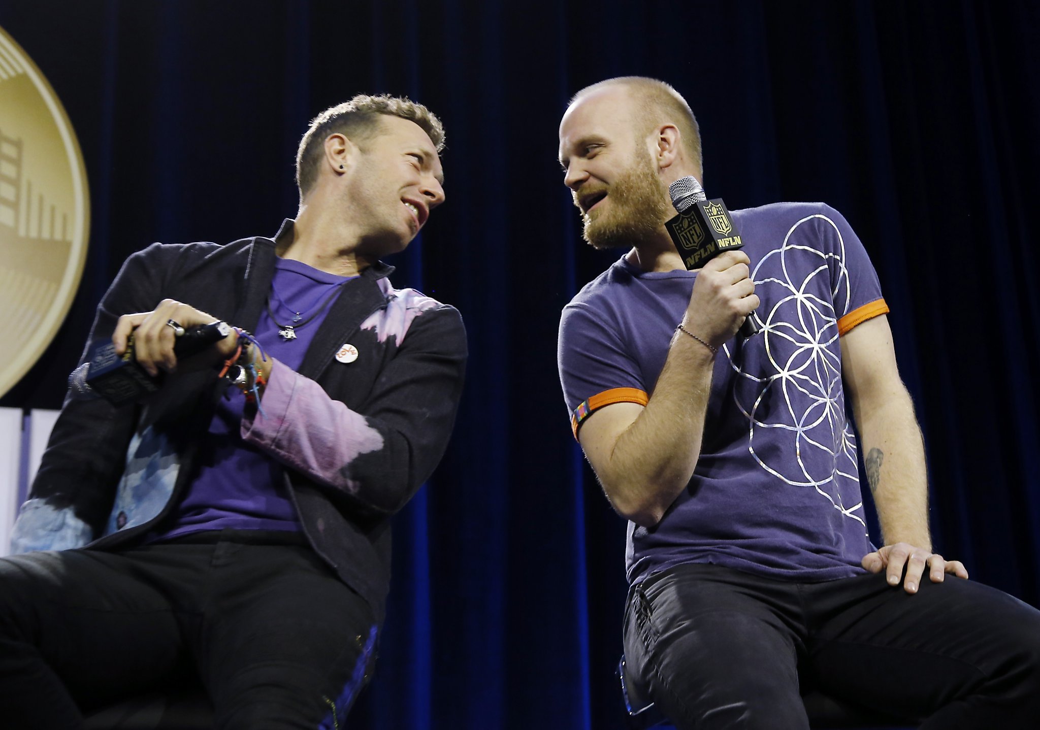 James Corden’s dad plays Coldplay song on sax during Super Bowl press ...