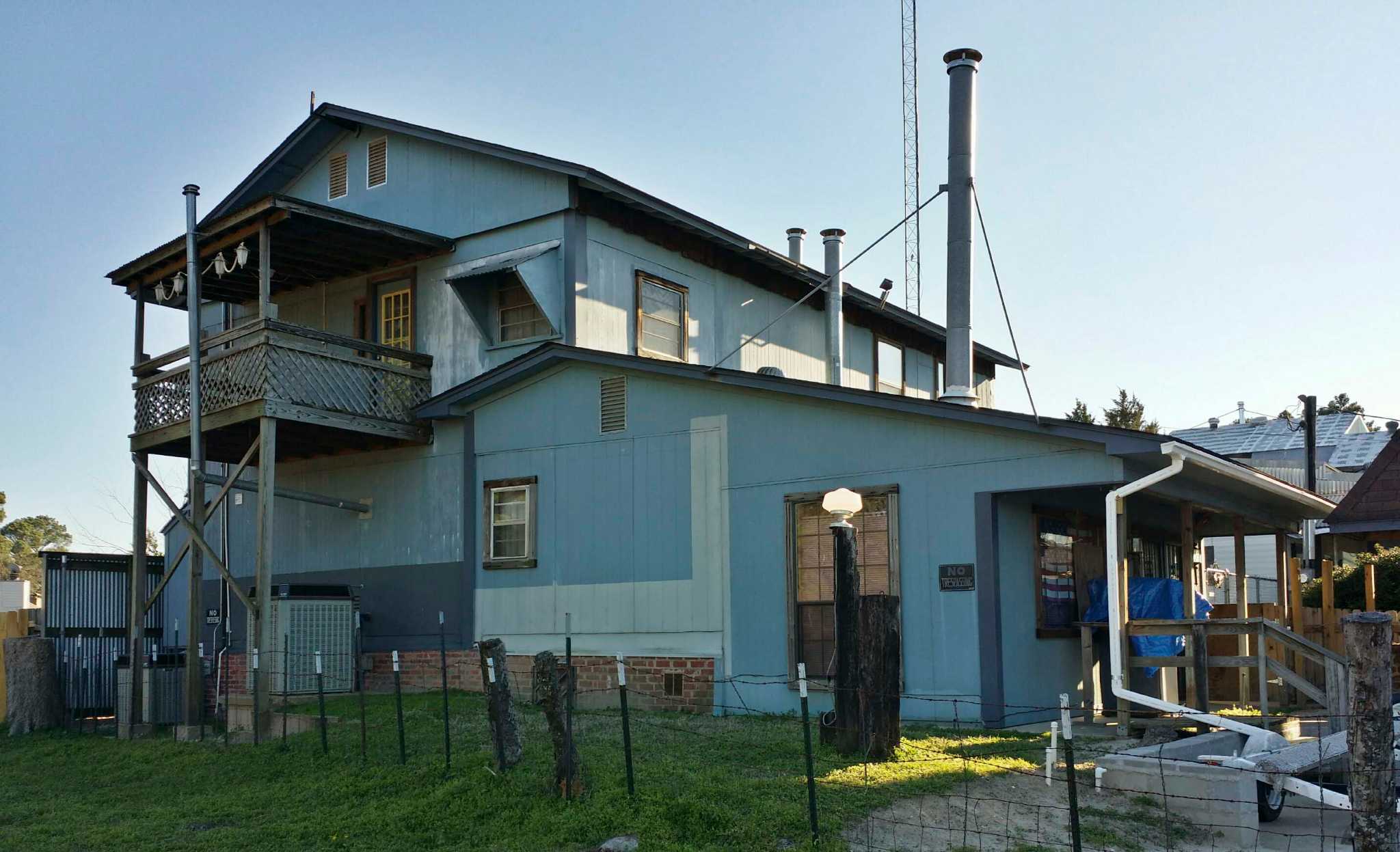 The tin 'castle' in Tyler