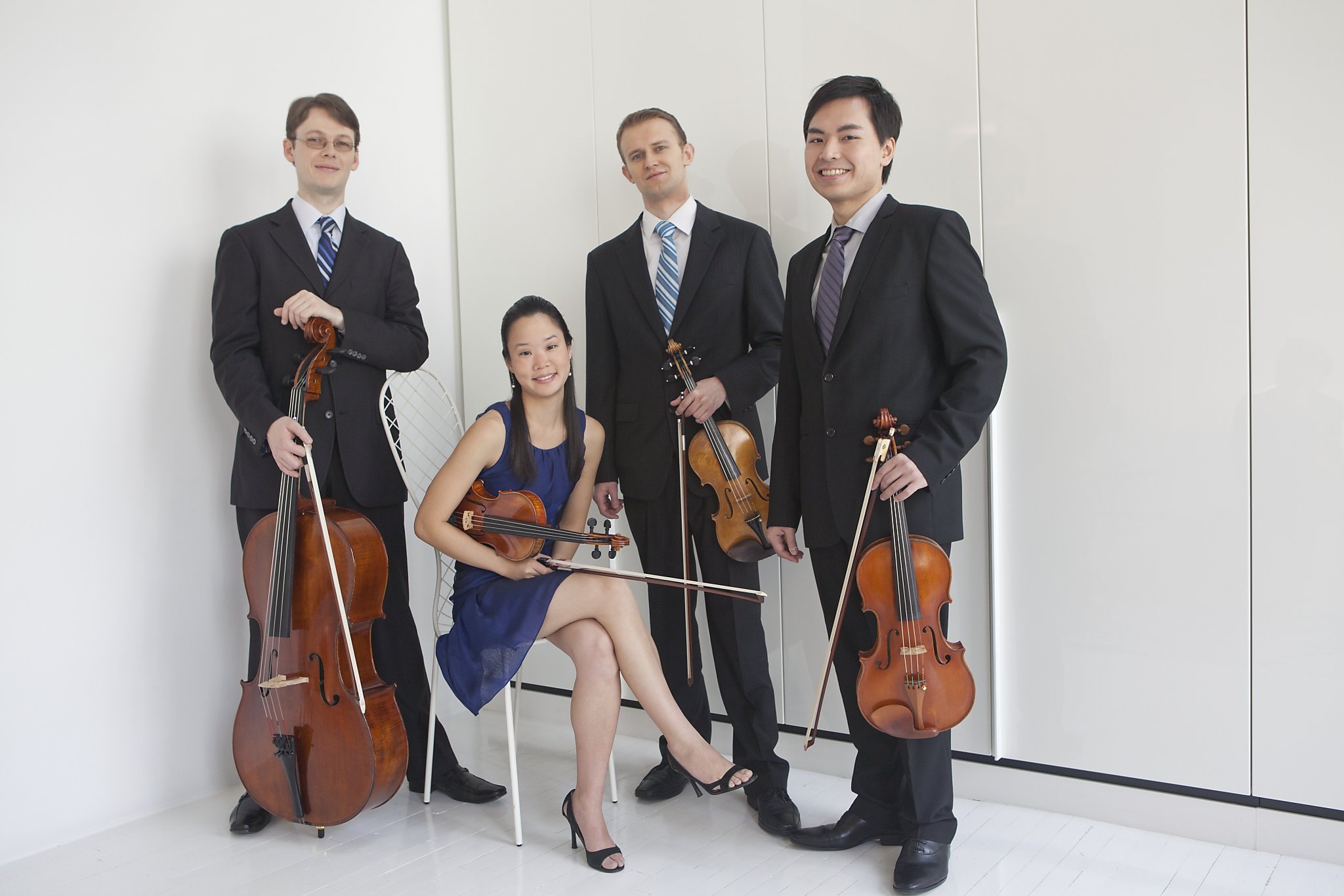 Five string players in partnership