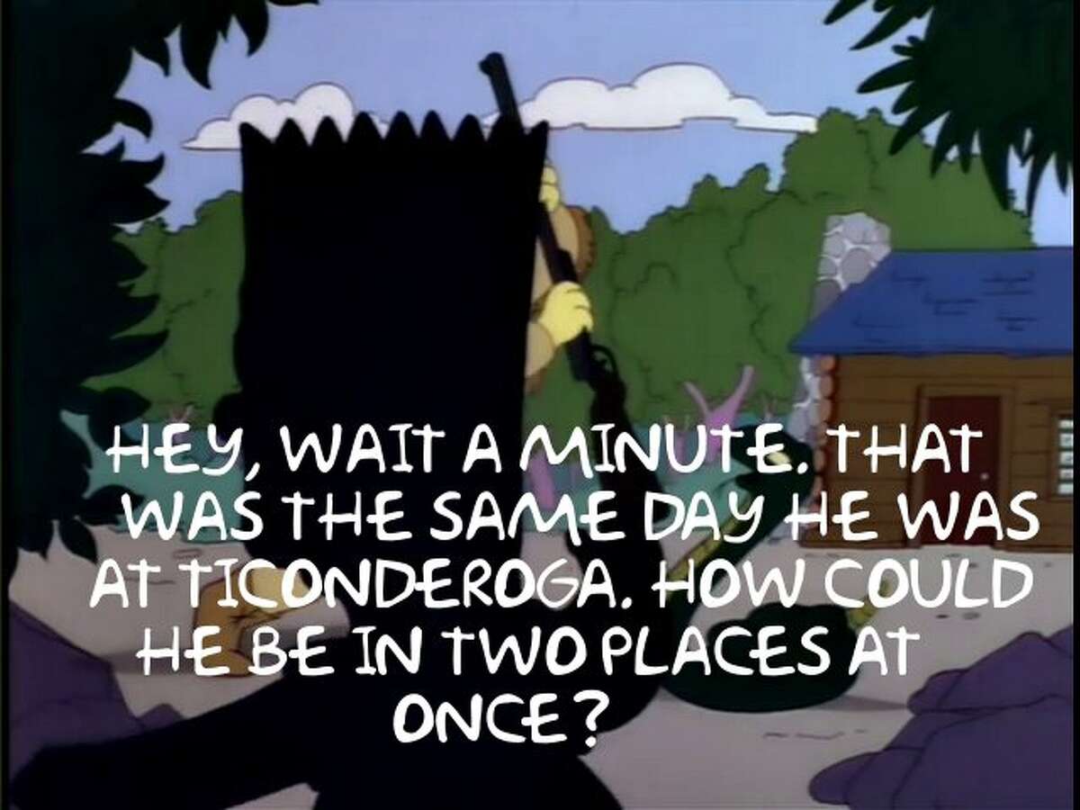 'The Simpsons' mock upstate New York