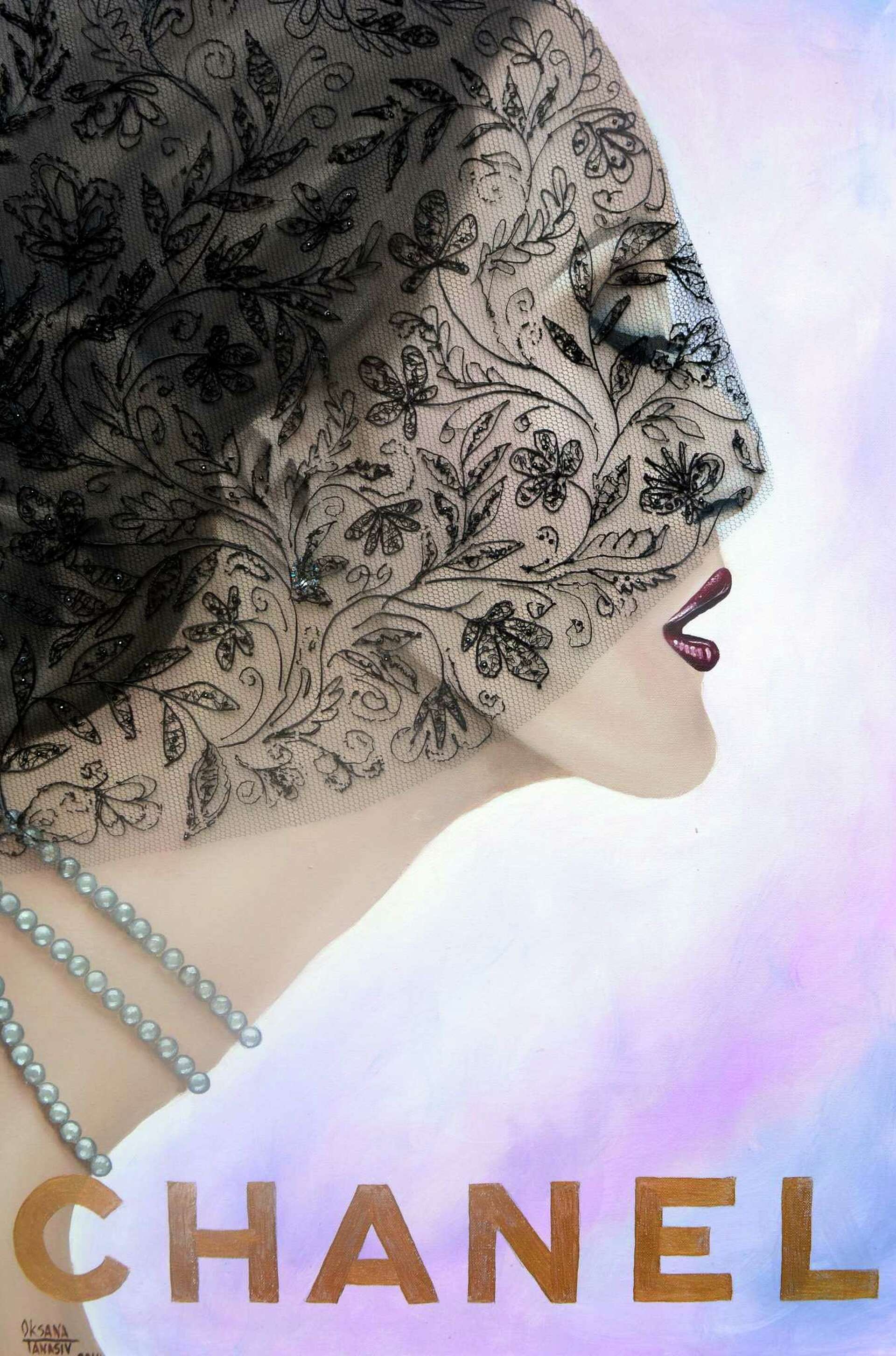 Clothes by Dior, Pucci and Galliano inspire Norwalk painter’s art
