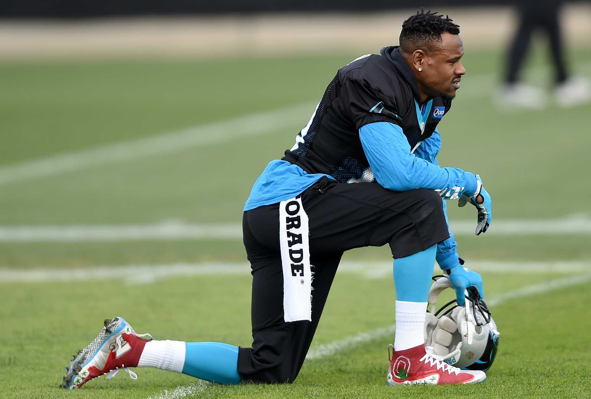 Panthers receivers wear no-name tag proudly