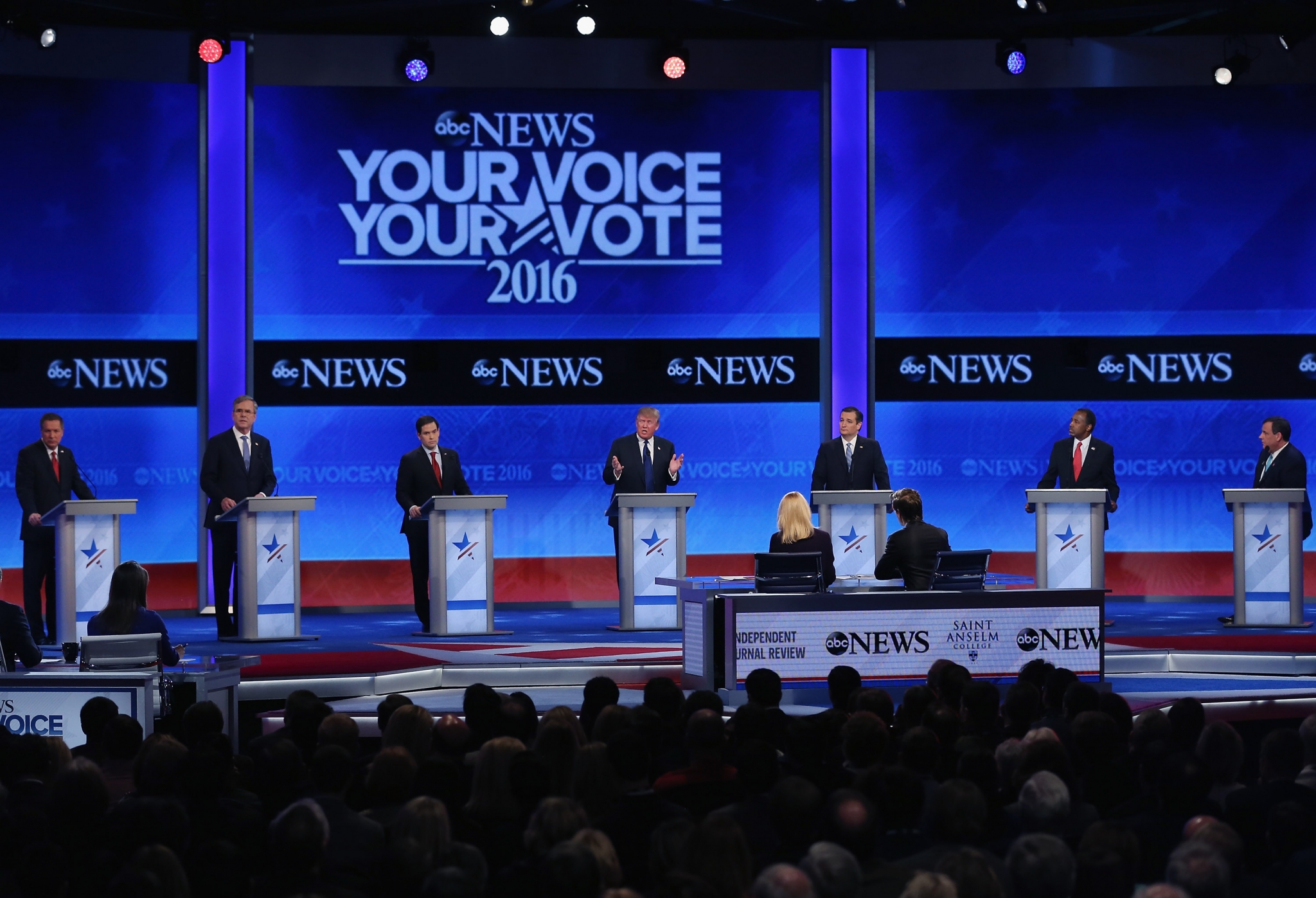 The Republican candidates duke it out in New Hampshire's debate
