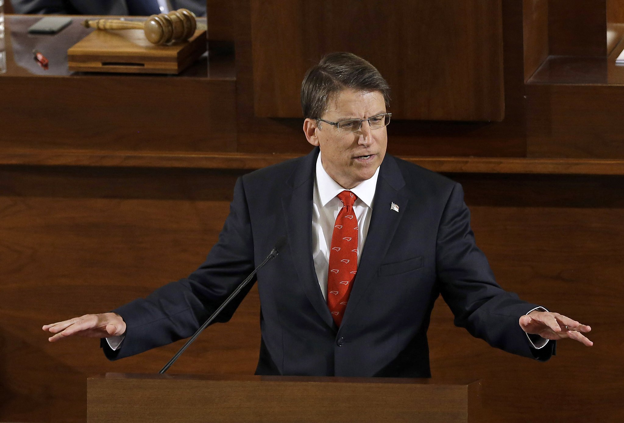 North Carolina governor’s Super Bowl day goes from bad to worse