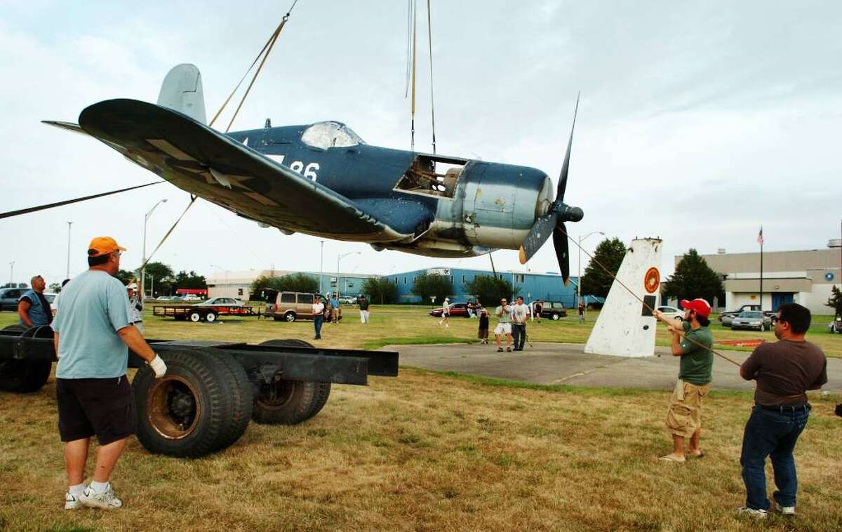 Corsair restoration proceeds slowly, but future home up in the air