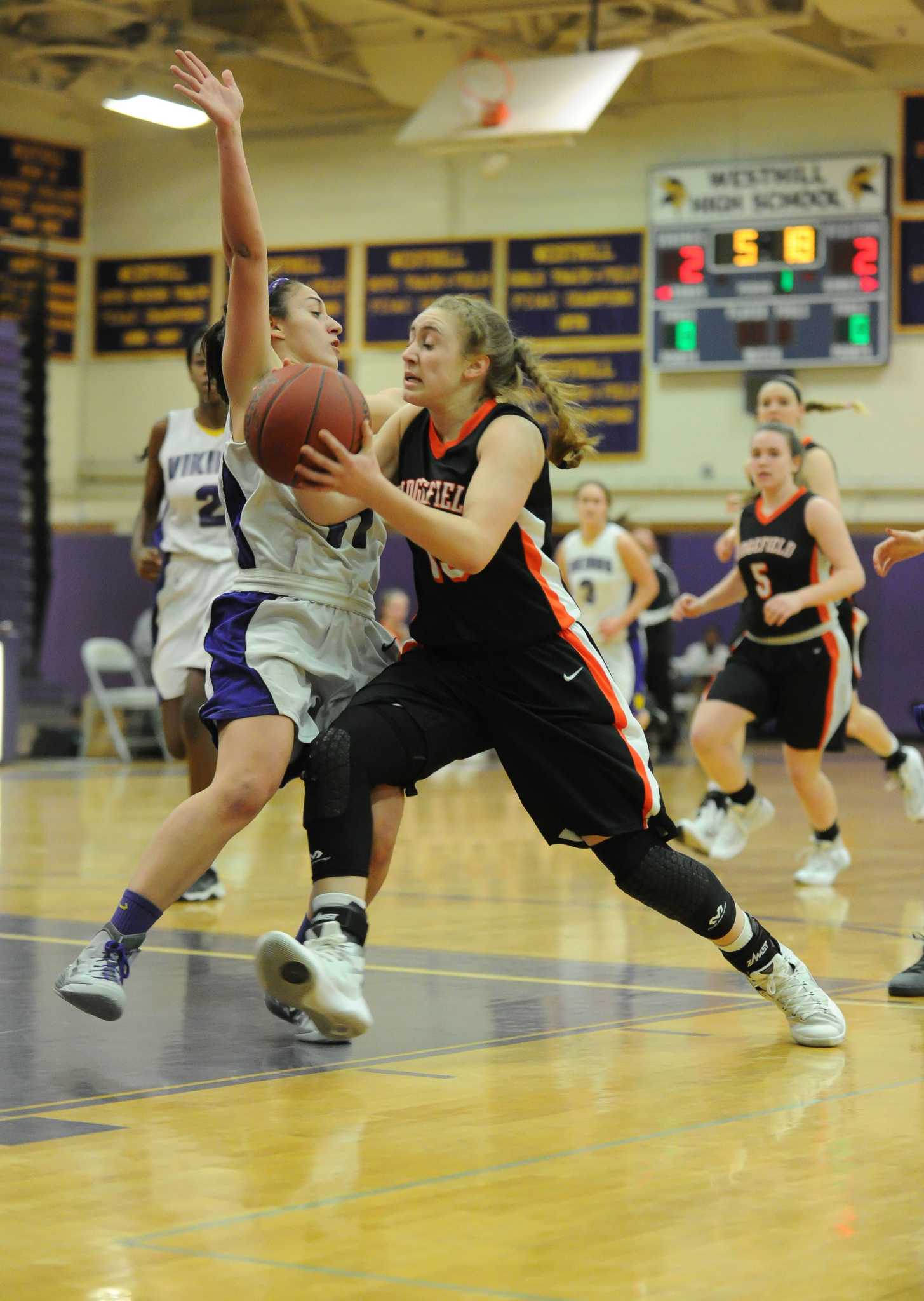 Ridgefield beats Westhill for sixth straight girls basketball win