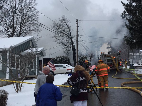 Assistant fire coordinator collapsed at N. Greenbush scene