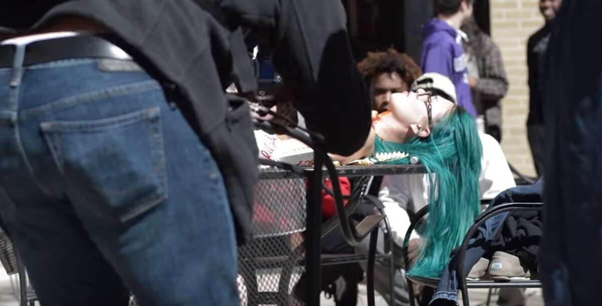 Video: Texas State University students react to nearly naked Chick-Fil ...