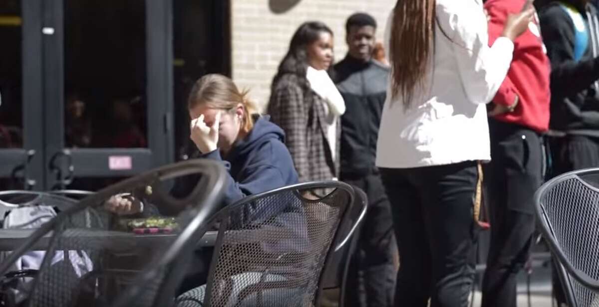 Video: Texas State University students react to nearly naked Chick-Fil ...