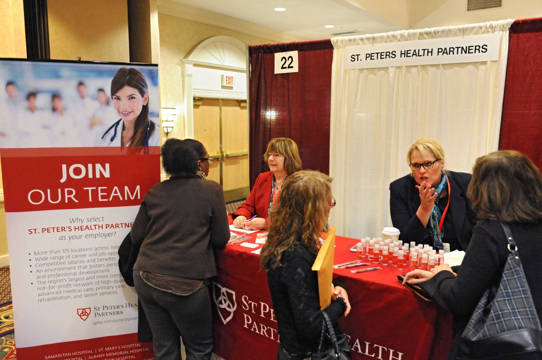 Photos: Health careers job fair