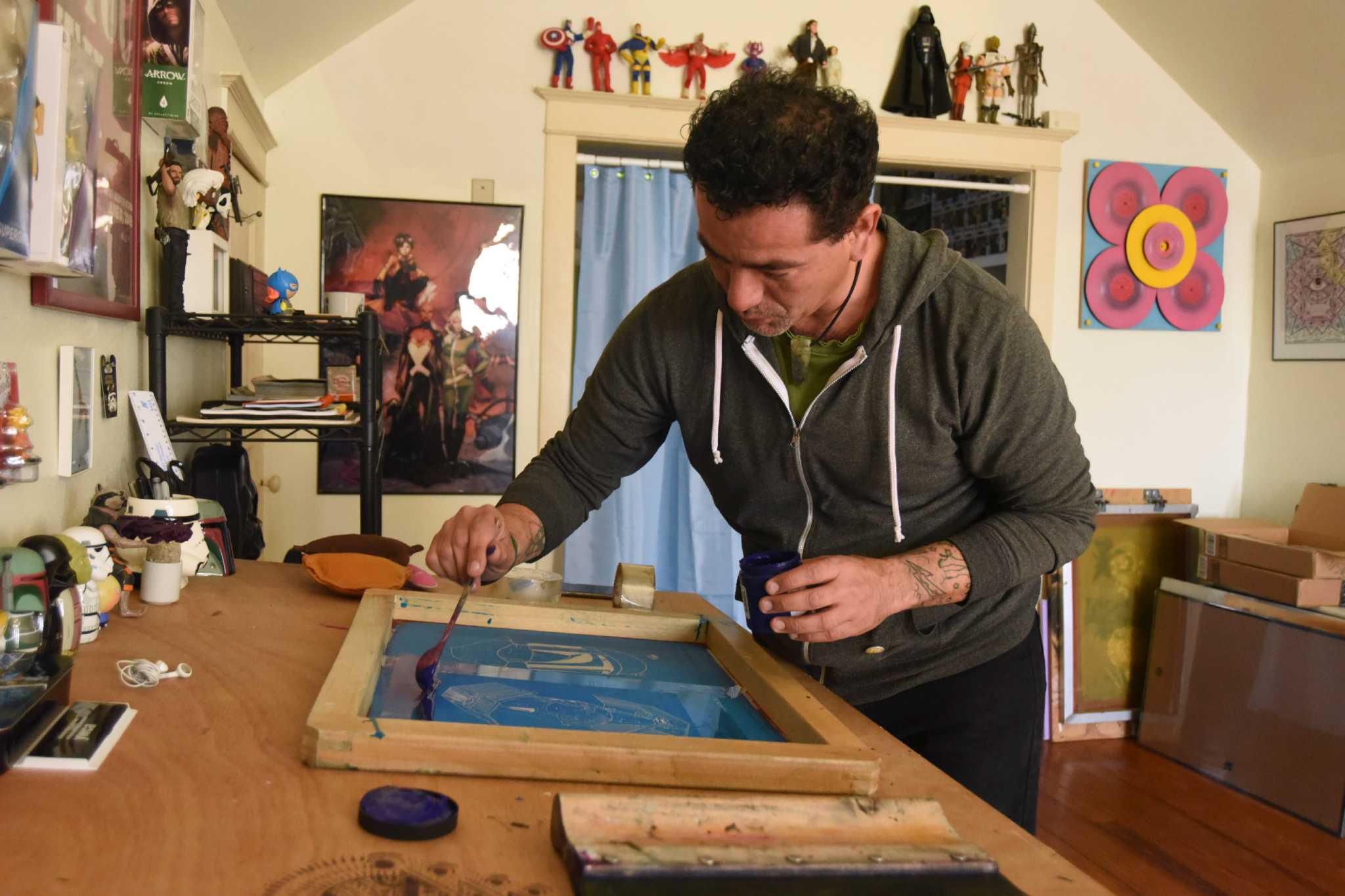 Artist learned about U.S. from Superman, Archie