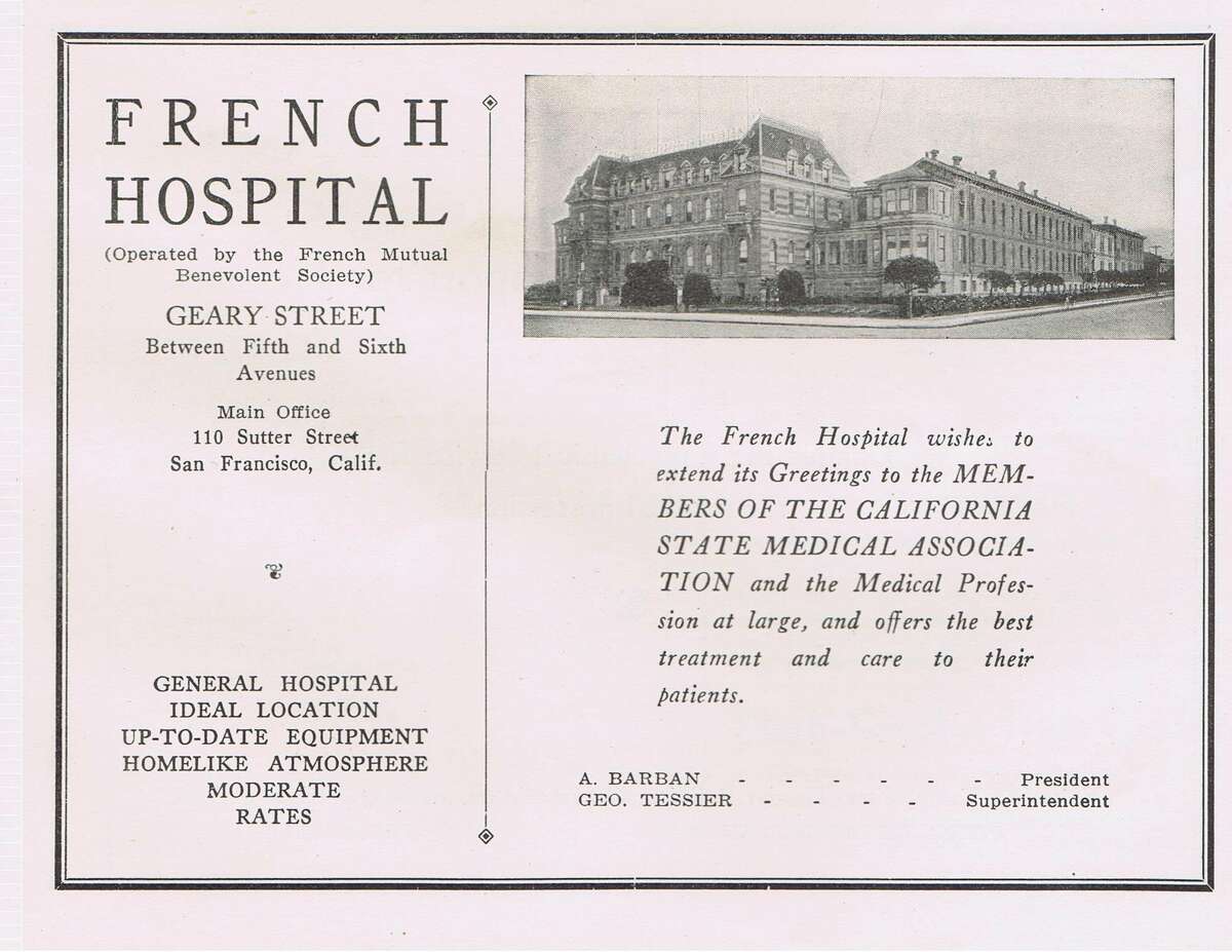 A peek at lost San Francisco - hospitals, sanitariums and institutions