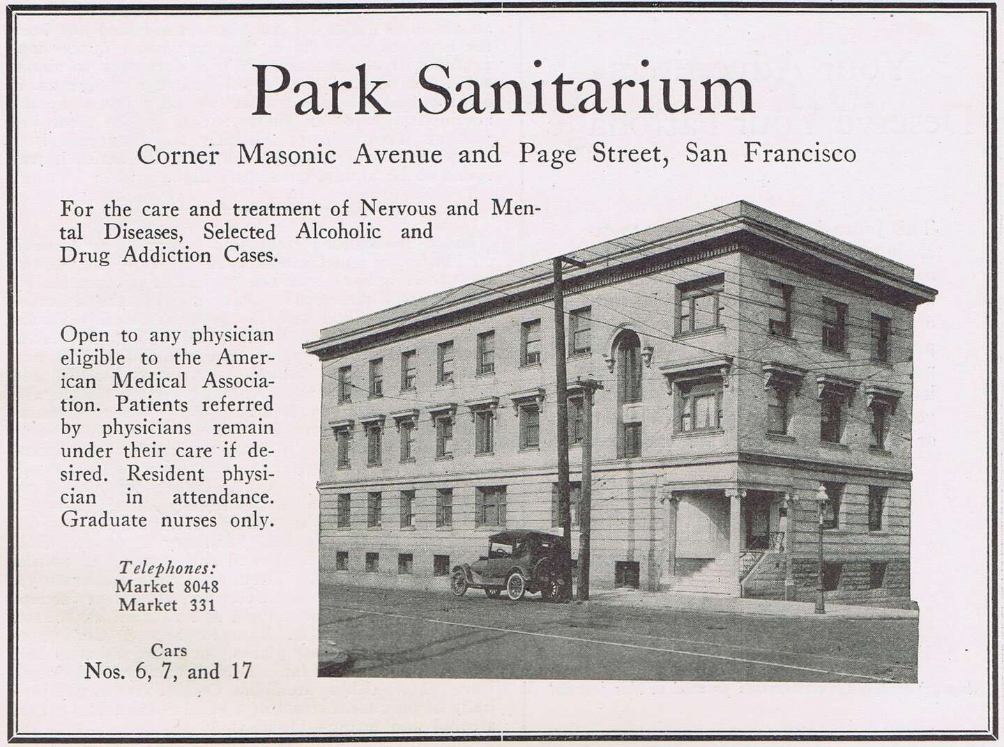 Historic asylums and sanitariums of Northern California