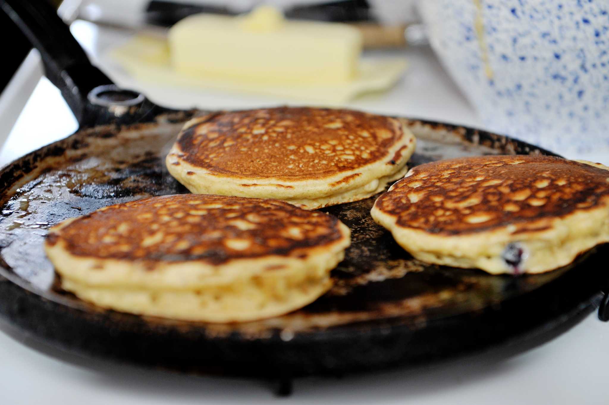 Pancakes are an ancient food that retain their popularity, especially ...