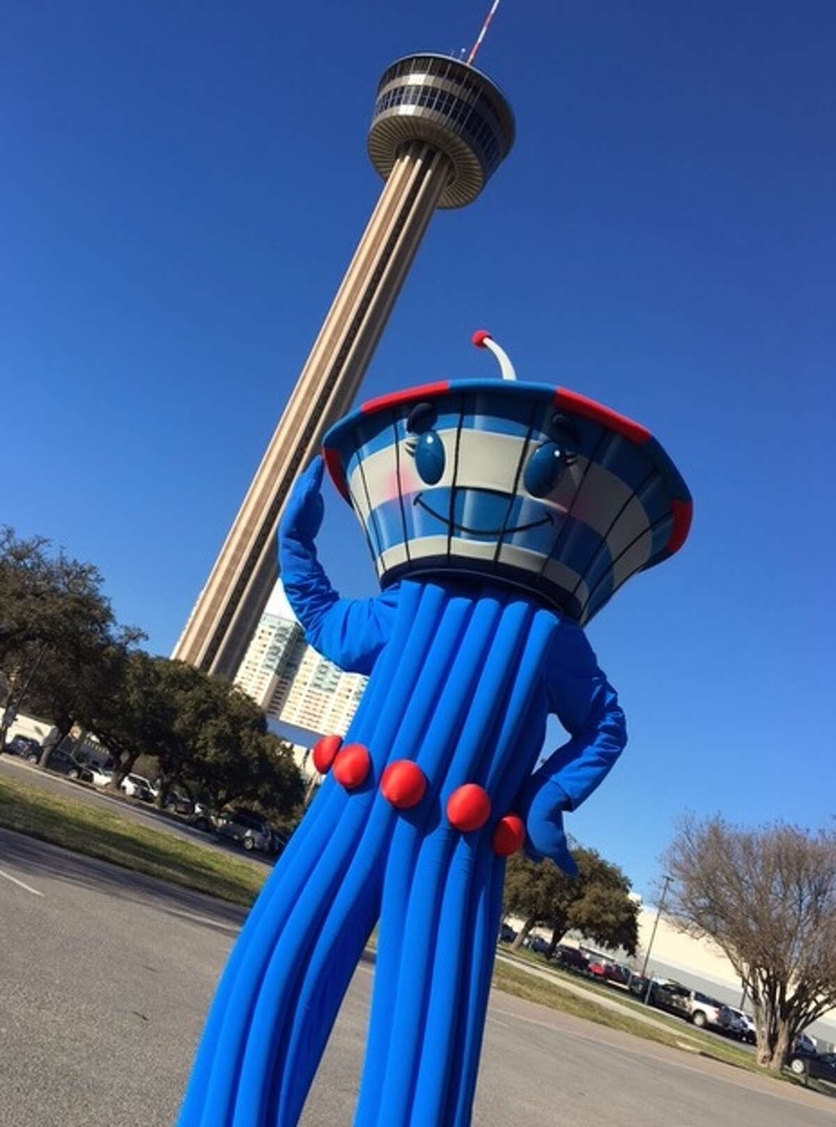 Give the cute, new Tower of the Americas mascot a name, win a prize
