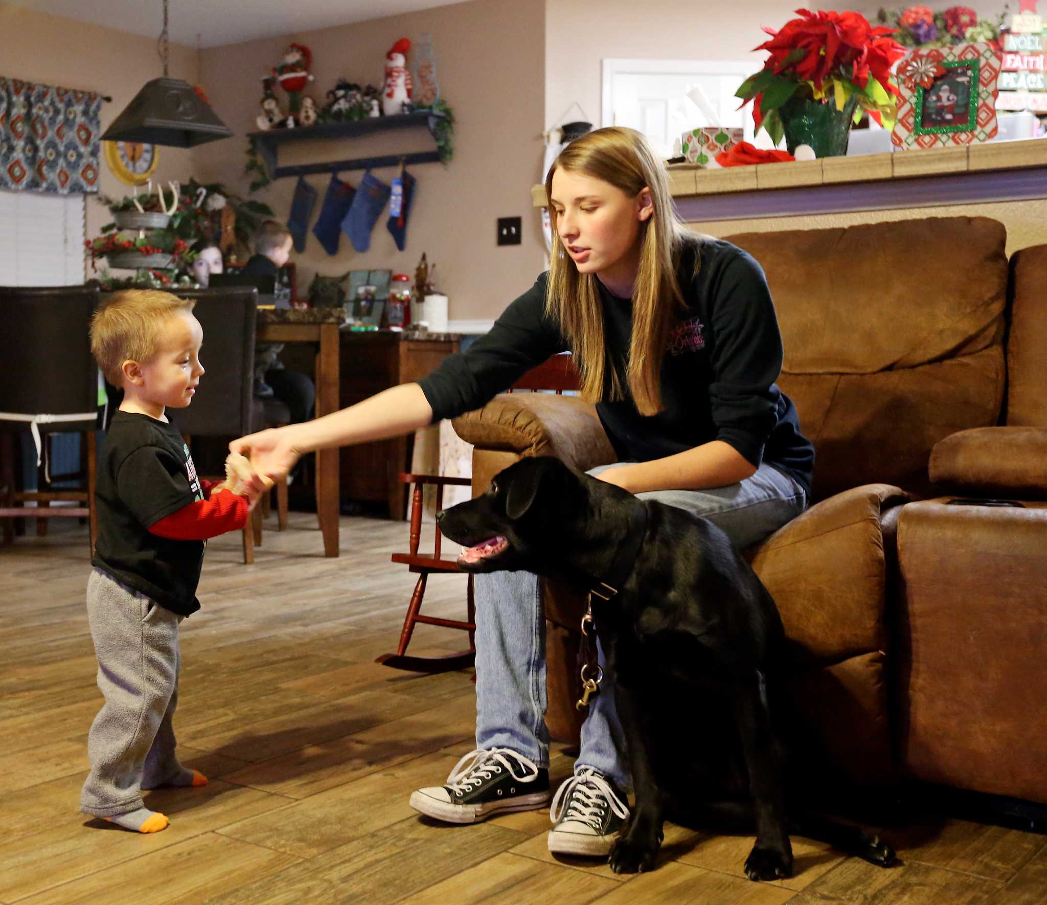 Five high school students raise guide dogs to help the blind and ...