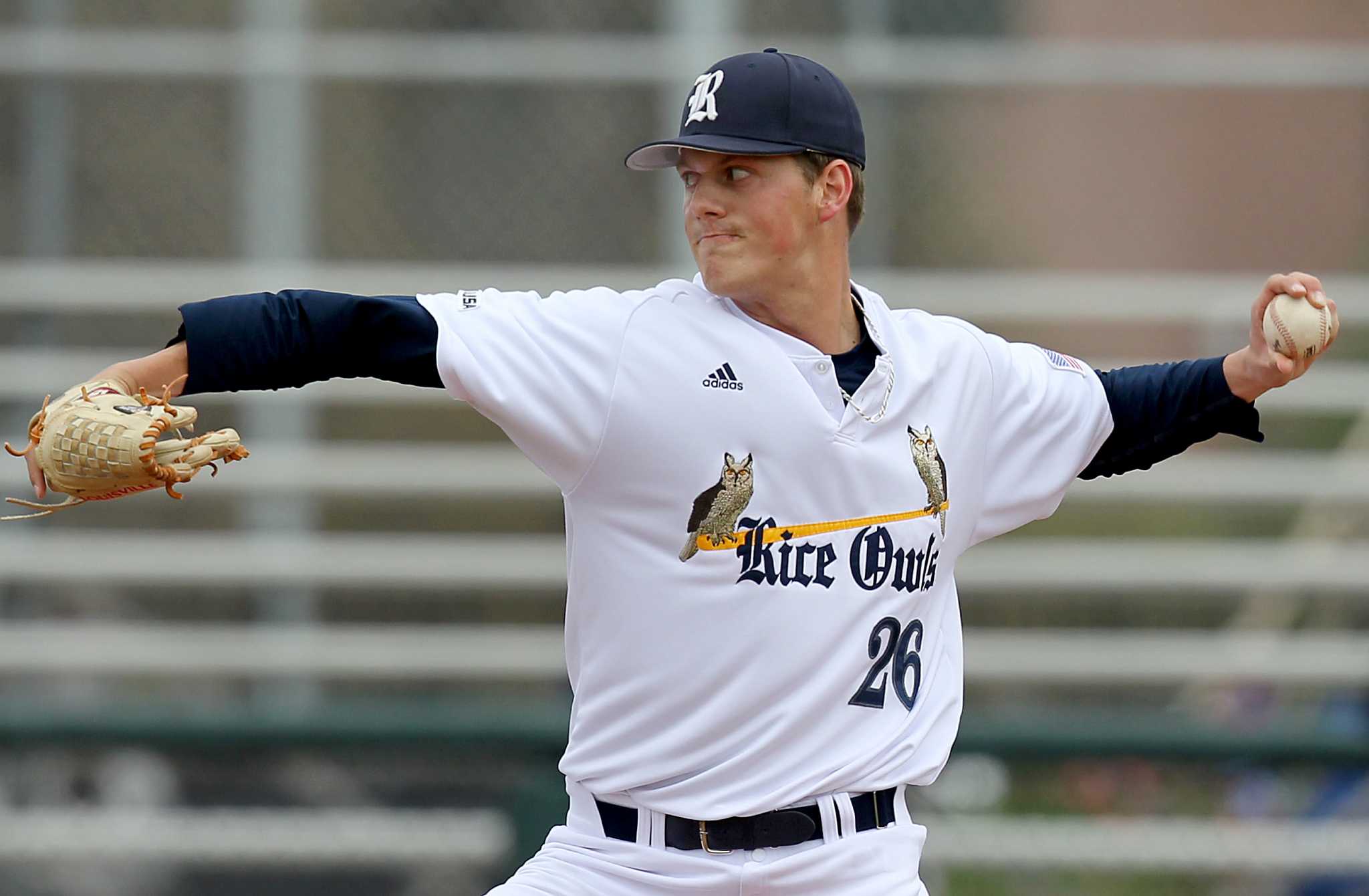 Blake Fox takes rare loss in Rice's season opener