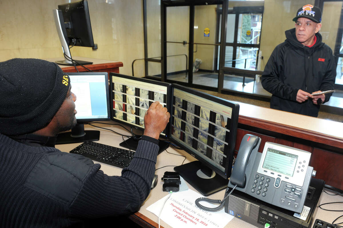 Guards assigned to Bridgeport City Hall
