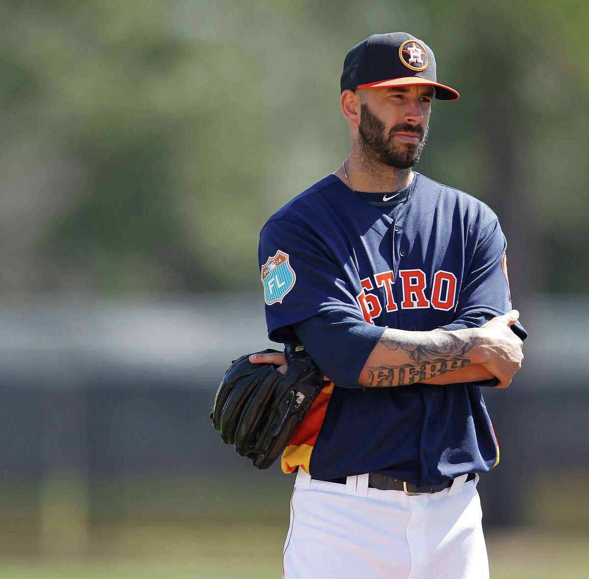 Mike Fiers not worried about spot in Astros' rotation