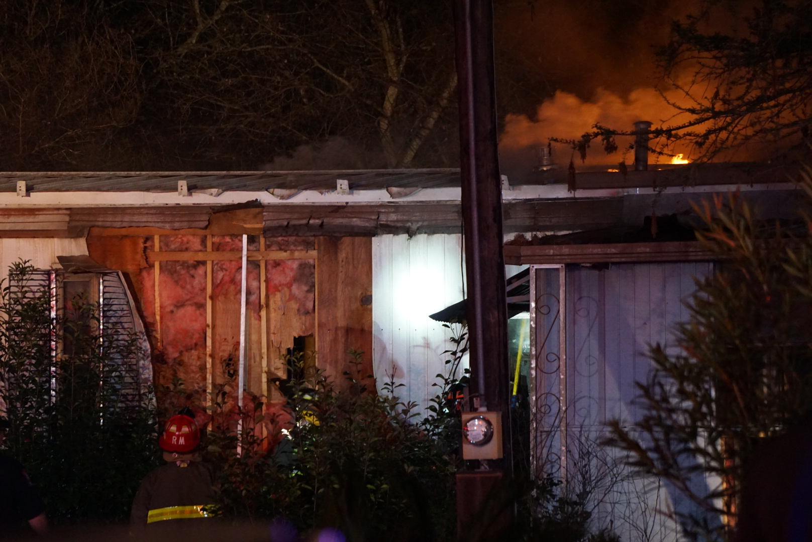 Fire guts Southwest Side mobile home
