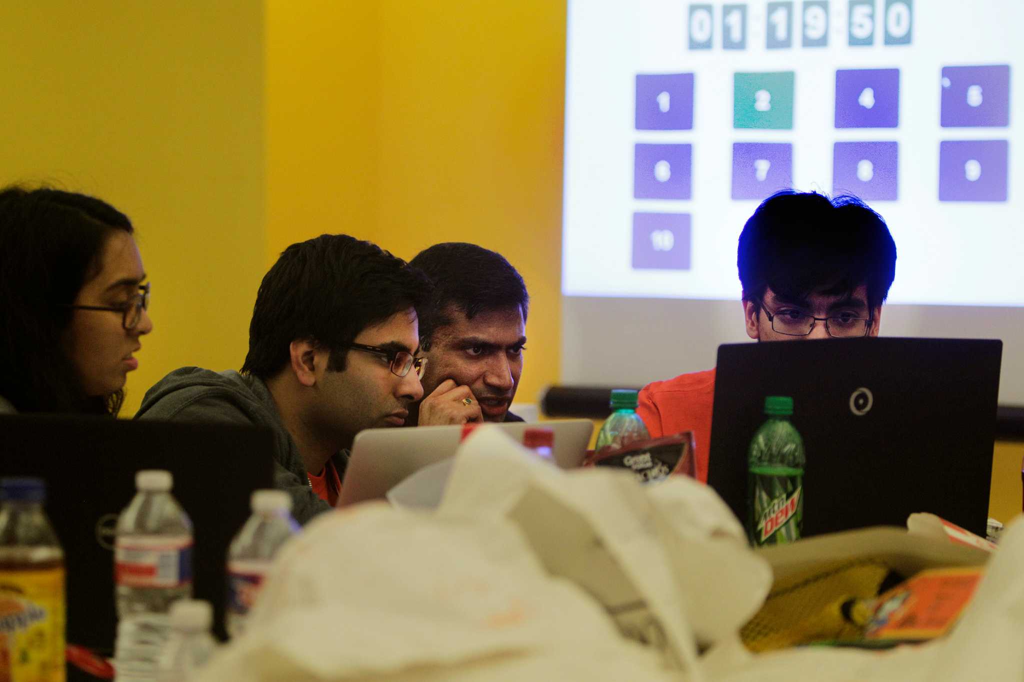 Up all night for code