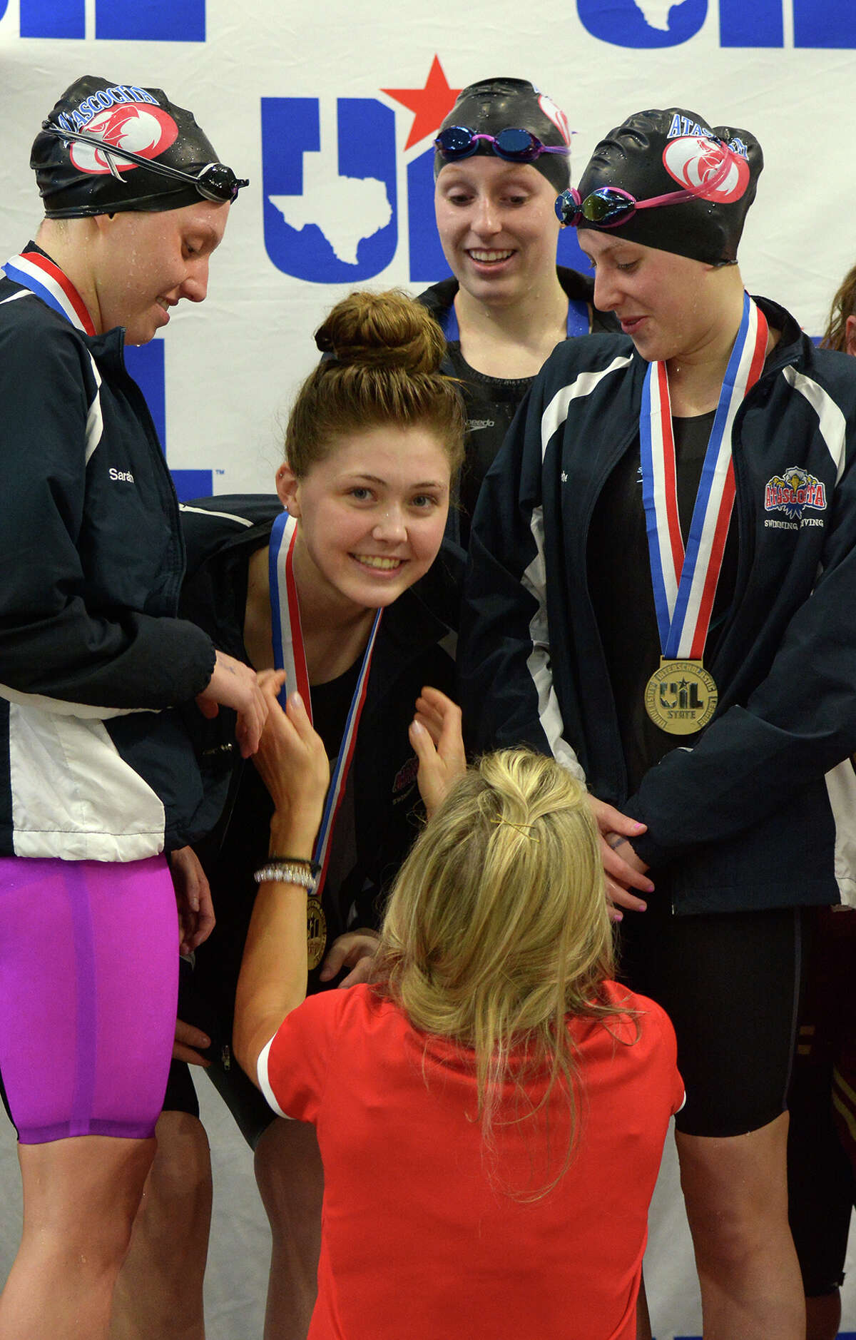 The Woodlands' girls finish second at UIL State Swim Meet