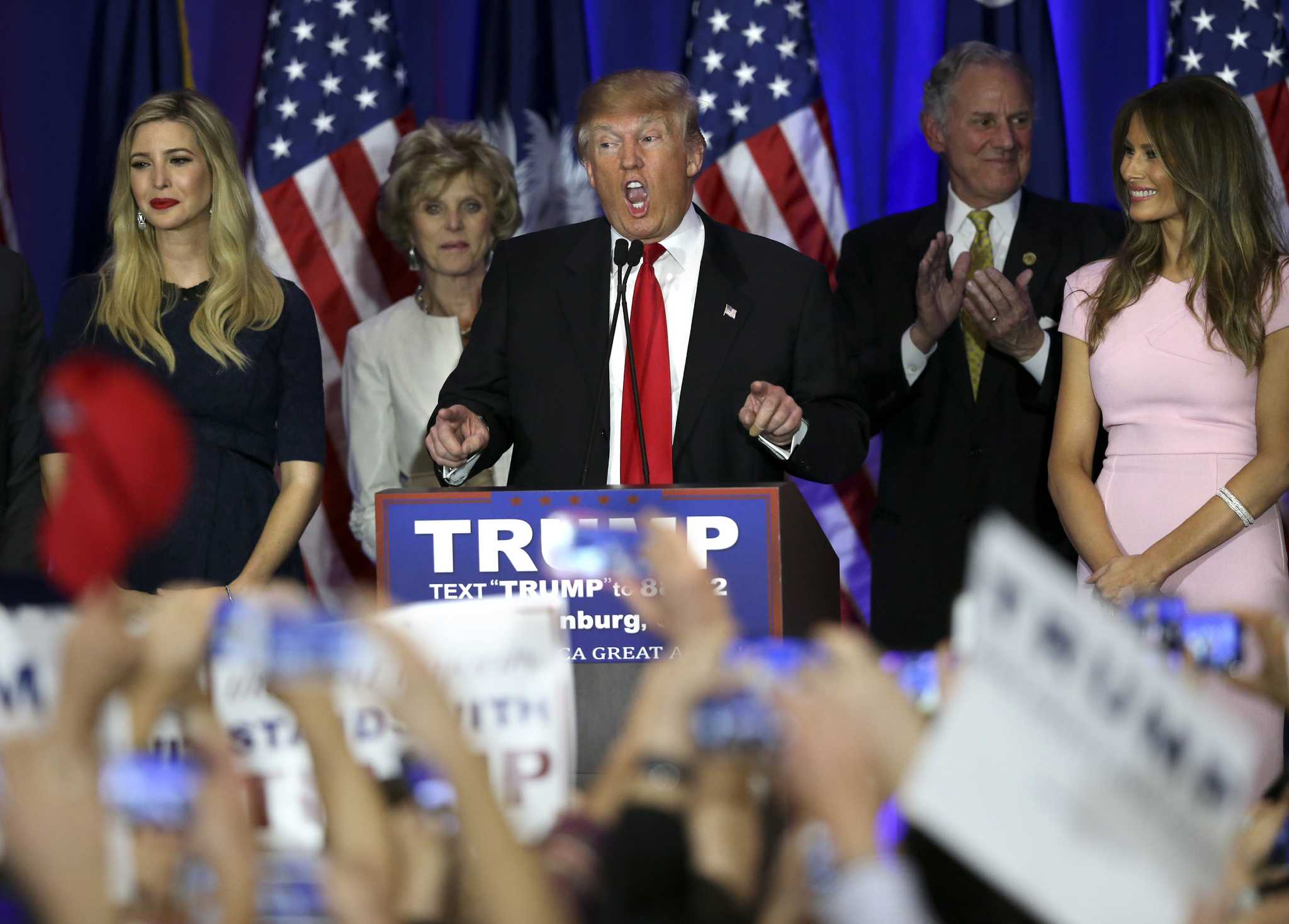 Trump wins S.C.; Bush is out