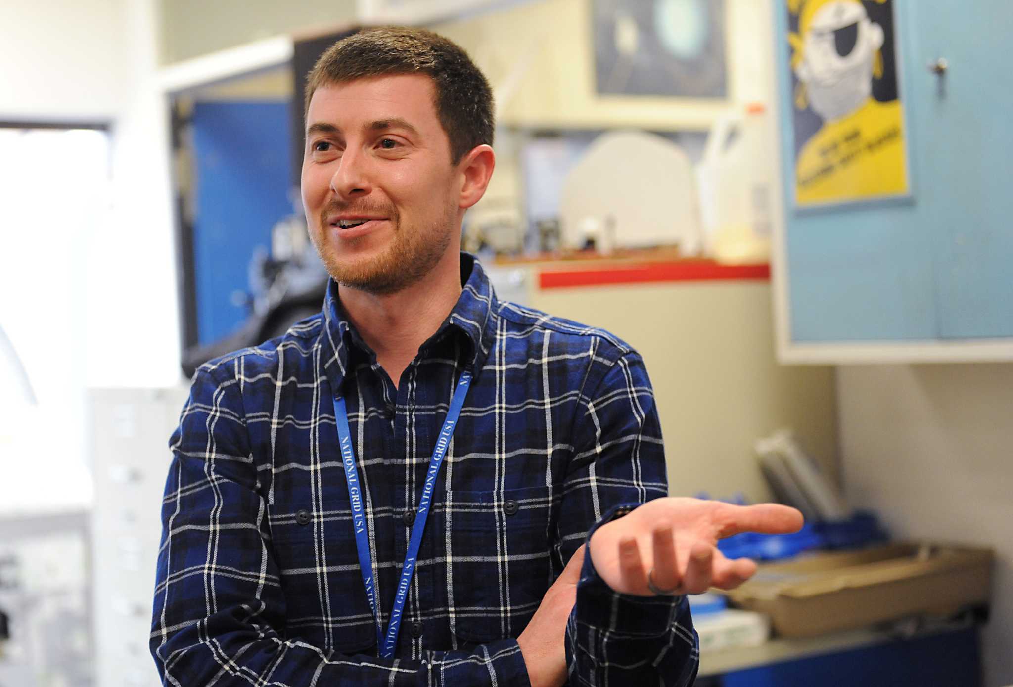 National Grid employees volunteer to help Albany High robotics team