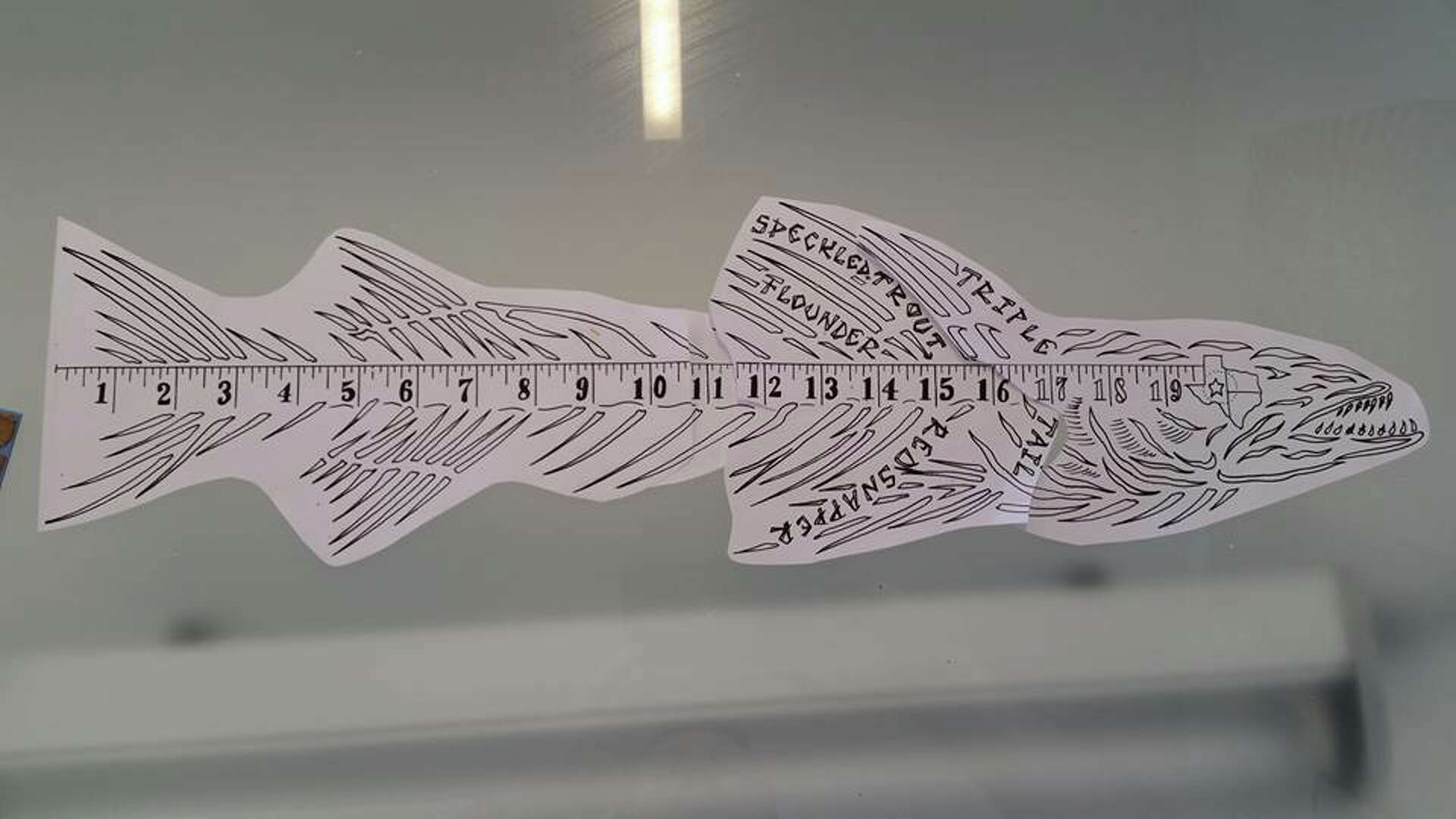 Houston fisherman gets awesome leg tattoo