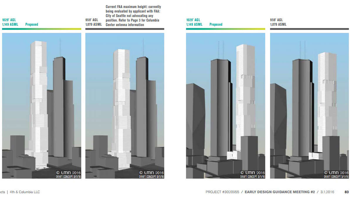 Seattle's tallest tower plan scaled back to 100 stories or less