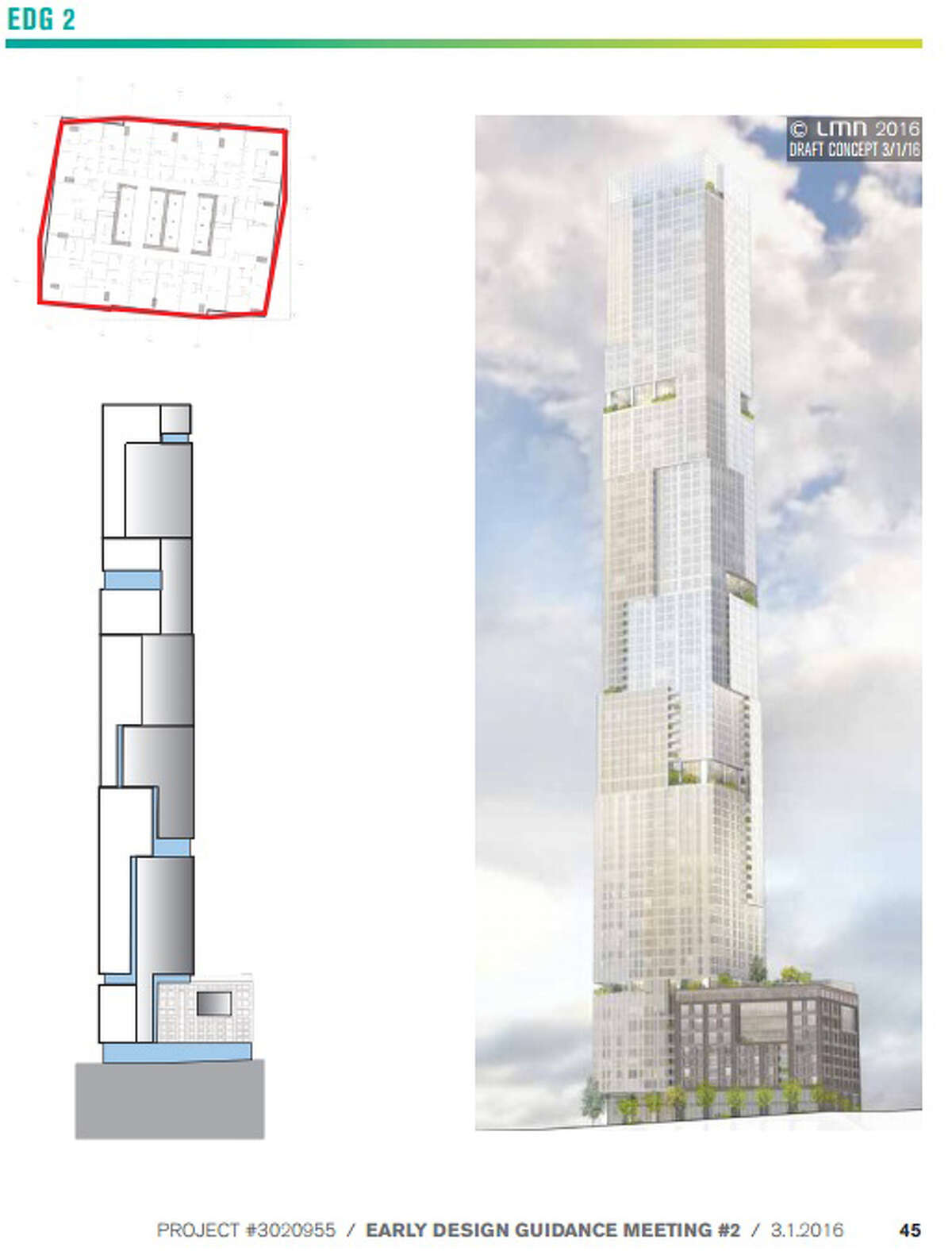 Seattle's tallest tower plan scaled back to 100 stories or less