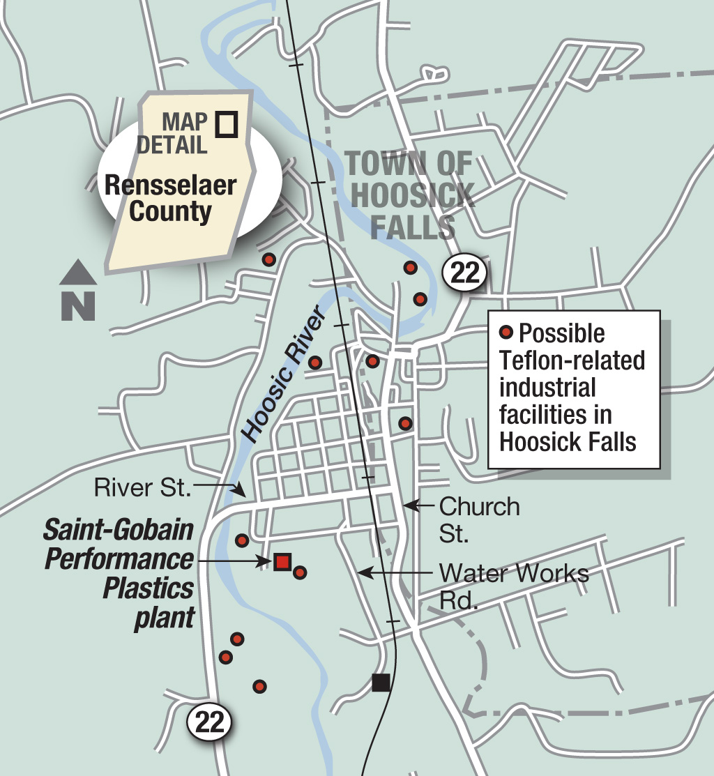 Hoosick Falls Map