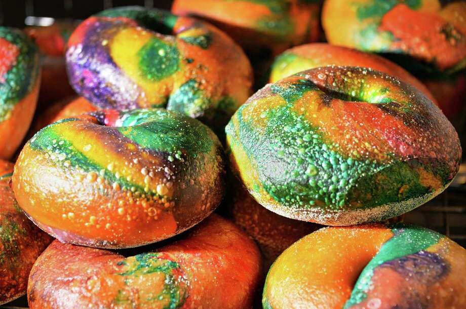 Requests for multihued bagels sparked creativity in Clifton Park shop ...