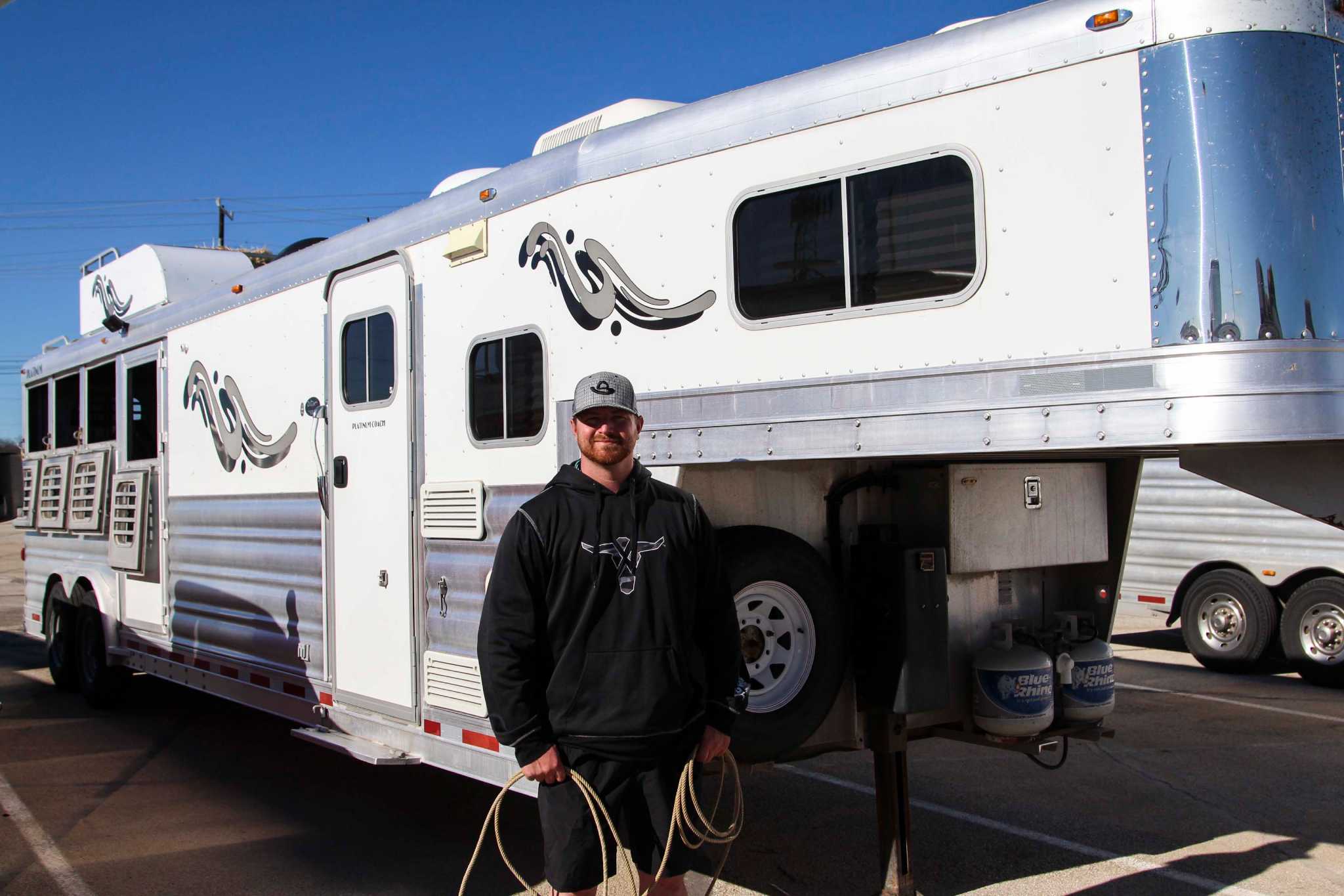 The awesome trailers cowboys live in at the San Antonio Stock Show & Rodeo