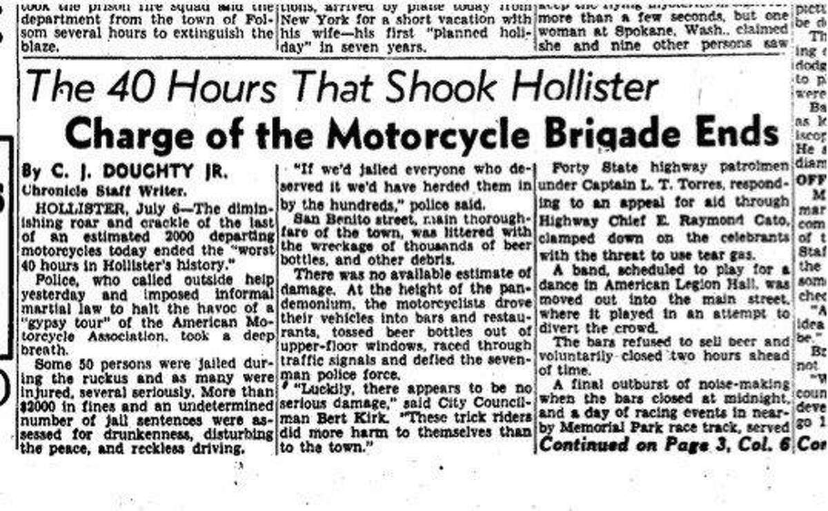 These biker photos defined the boozy, bloody Hollister riots