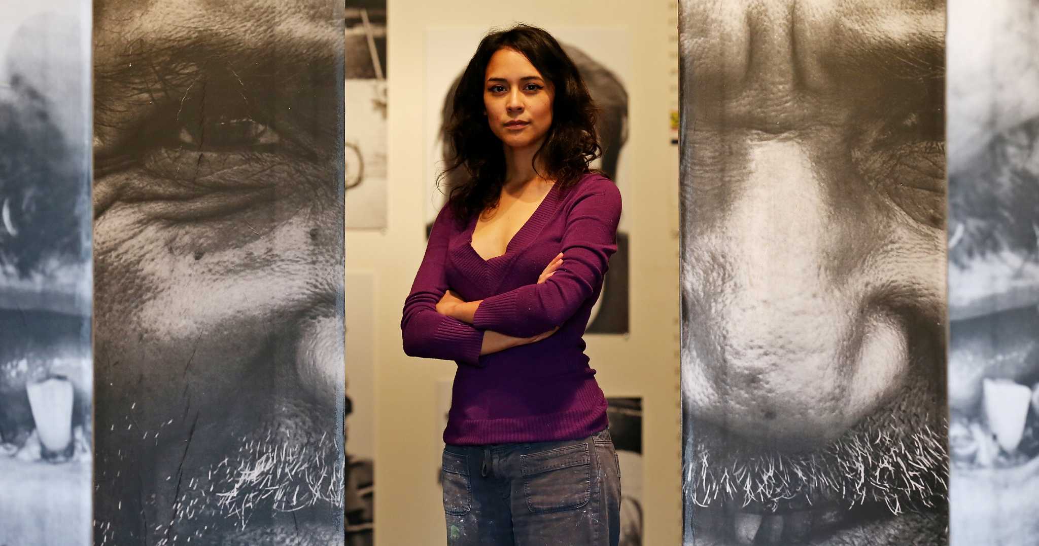 San Antonio multimedia artist really puts herself into her work