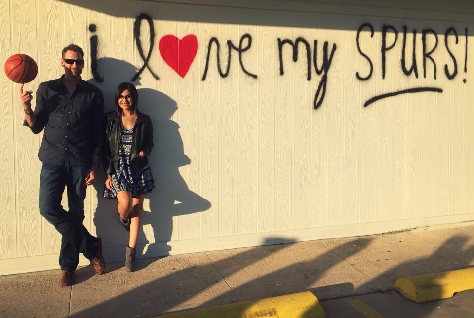The newest Spurs-inspired wall in San Antonio is up and you're going to ...