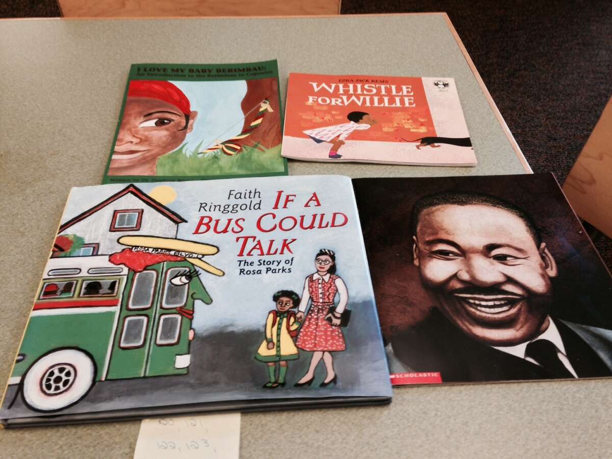 Black History Read Aloud at Bridgeport school