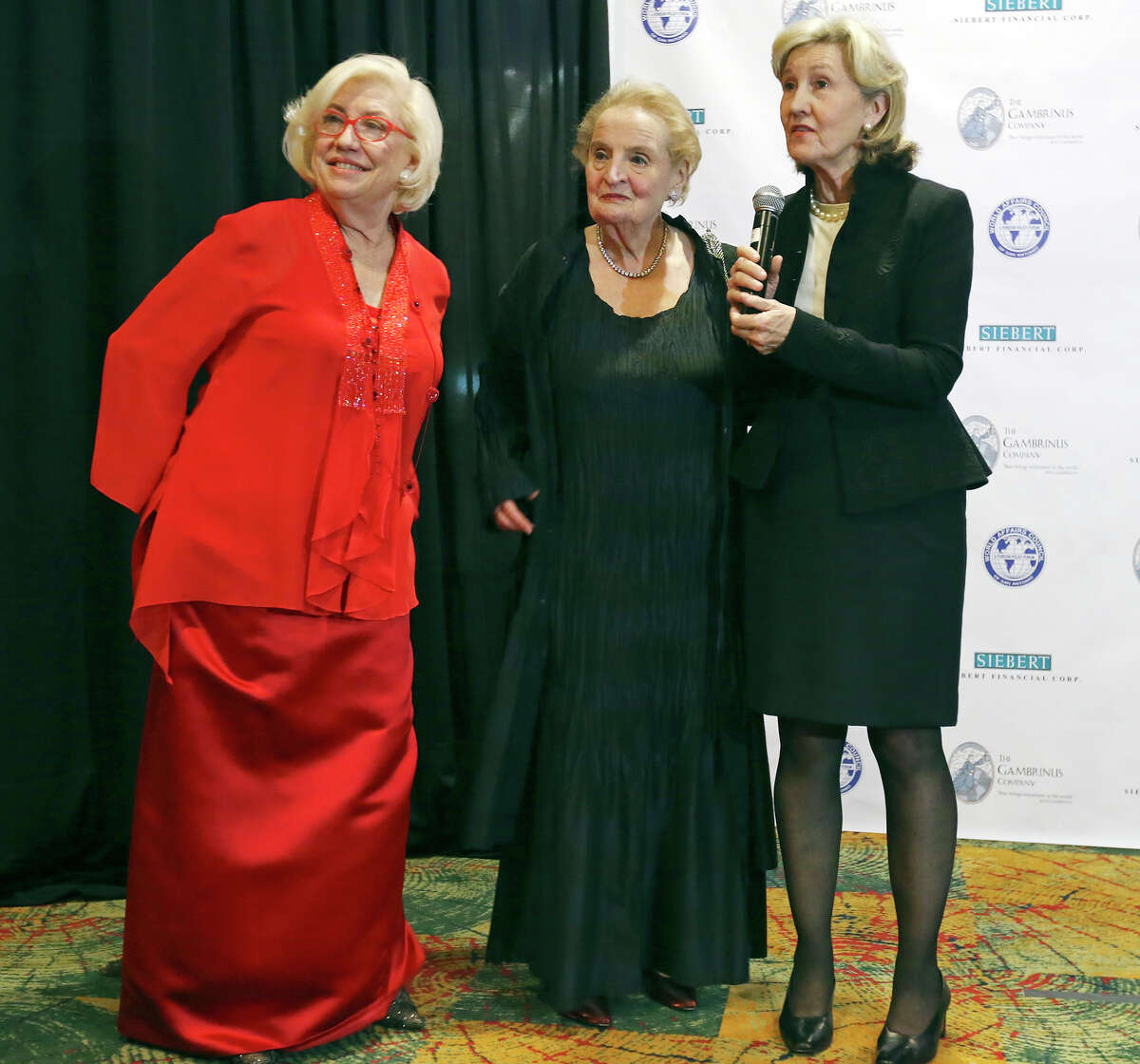 Former Secretary of State Madeleine Albright says the world is facing ...