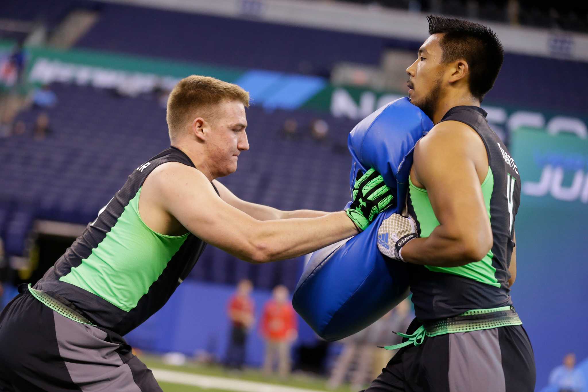 Texans work out Harvard standouts Cole Toner, Ben Braunecker