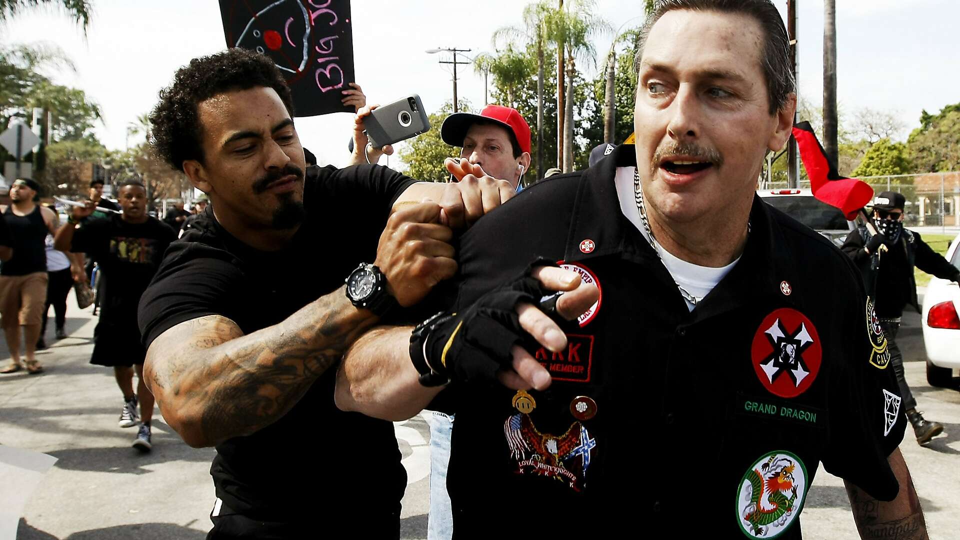 KKK members released after violent brawl at Anaheim rally