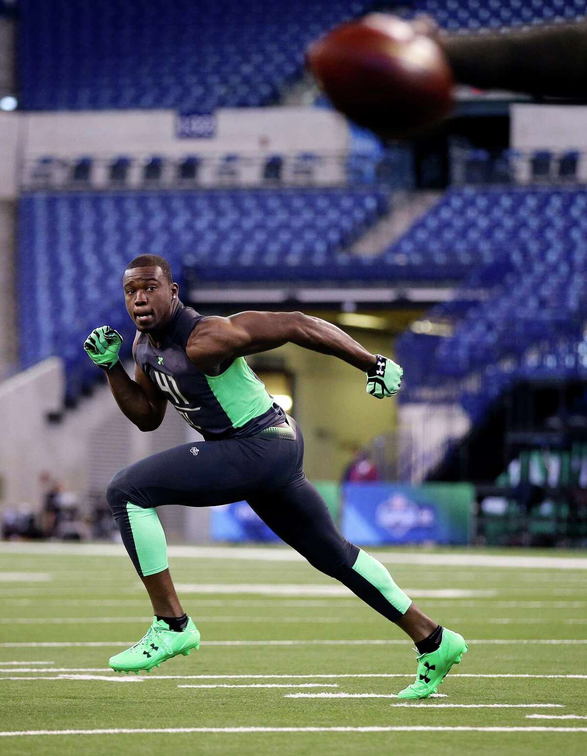 Michigan State's Shilique Calhoun knows of Texans' affinity for Spartans